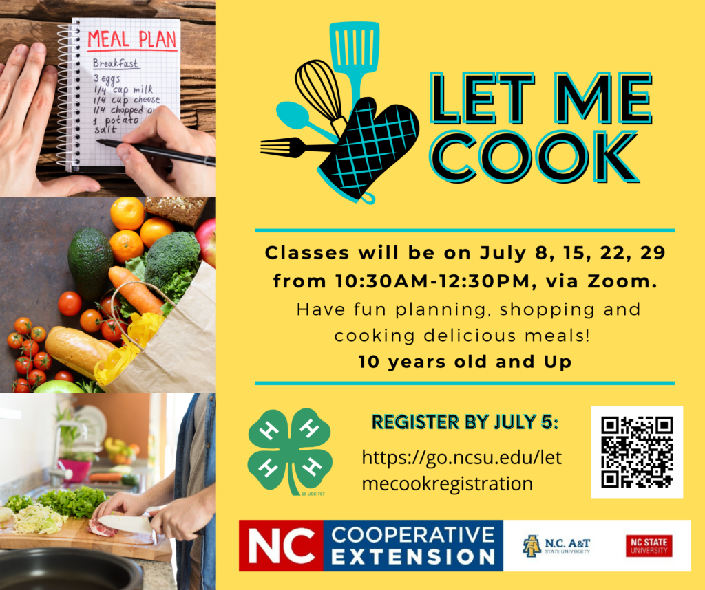 Let Me Cook Cooking Camp North Carolina Cooperative Extension